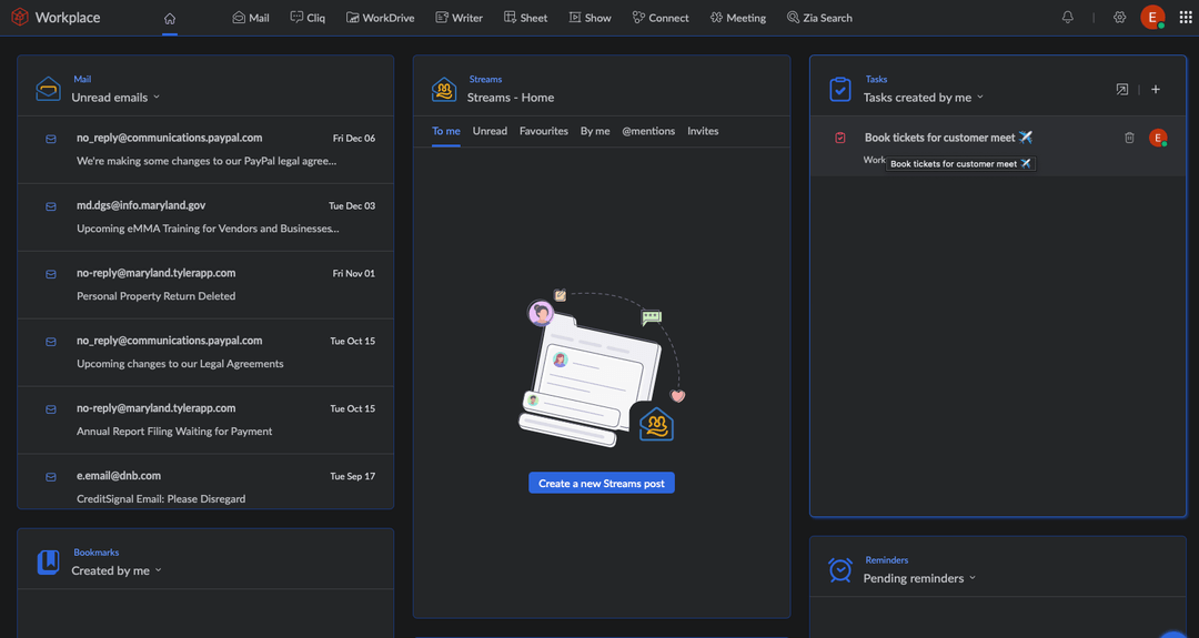 Zoho Workplace Expert Review, Pricing, Alternatives - 2024 | SelectSoftware Reviews